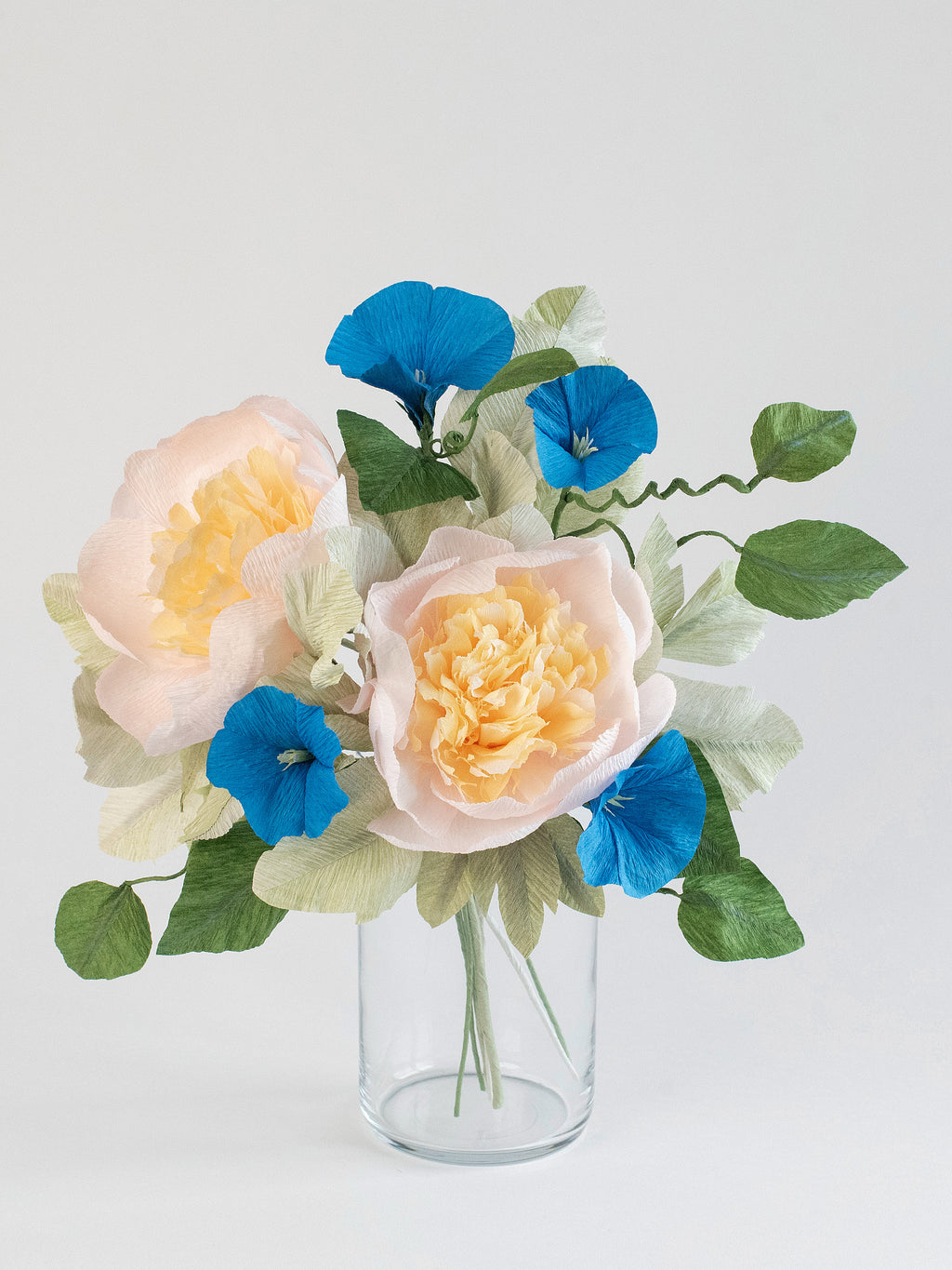 Lunar Eclipse - Handcrafted Paper Flower Arrangement – unwilted